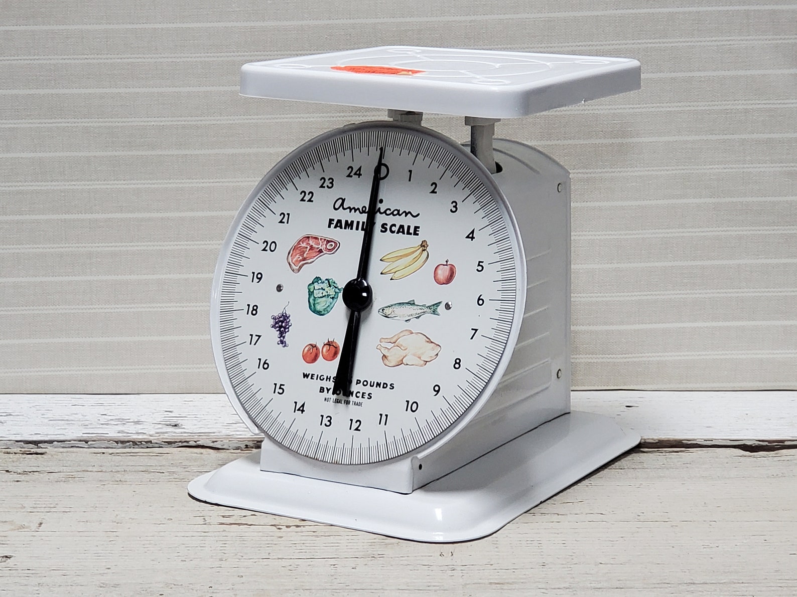 Vintage Produce/meat Scale for 1-25 Lbs Flat Spring Loaded - Etsy