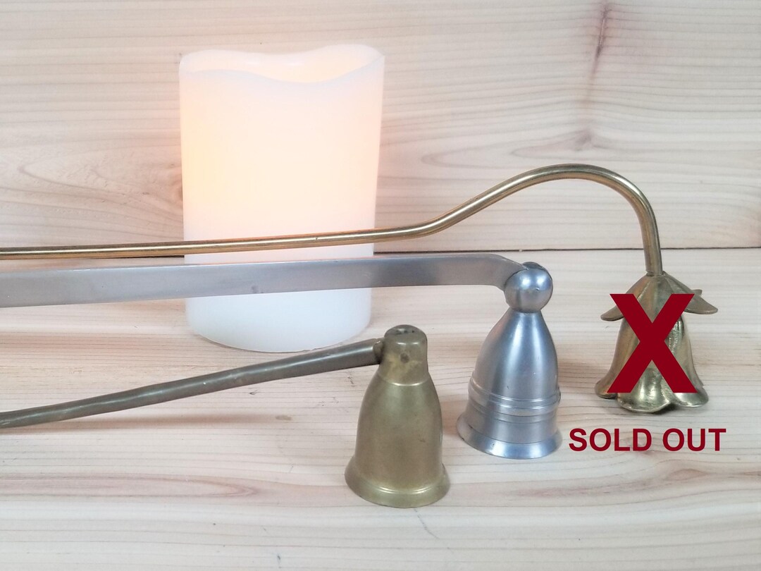 Vintage Candle Snuffer (choose Style) Swivel Brass Bell, Swivel ...