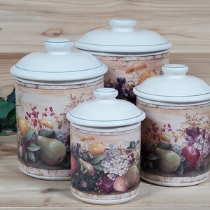 Vintage 4-pc. Canister Set WINDSOR by Certified International ...