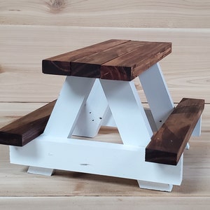 Mini Indoor Outdoor Picnic Table, Multipurpose Use - Etsy