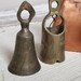 Vintage Brass Bell Assortment X4 Copper Painted Cowbell, Philadelphia ...