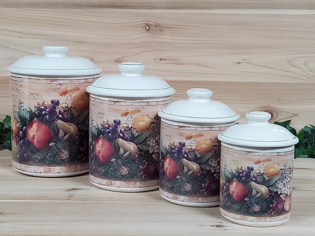 Vintage 4-pc. Canister Set WINDSOR by Certified International ...