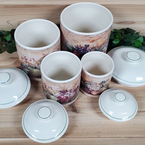 Vintage 4-pc. Canister Set WINDSOR by Certified International ...
