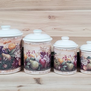 Vintage 4-pc. Canister Set WINDSOR by Certified International ...