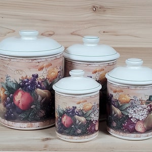 Vintage 4-pc. Canister Set WINDSOR by Certified International ...