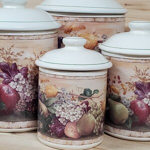 Vintage 4-pc. Canister Set WINDSOR by Certified International ...