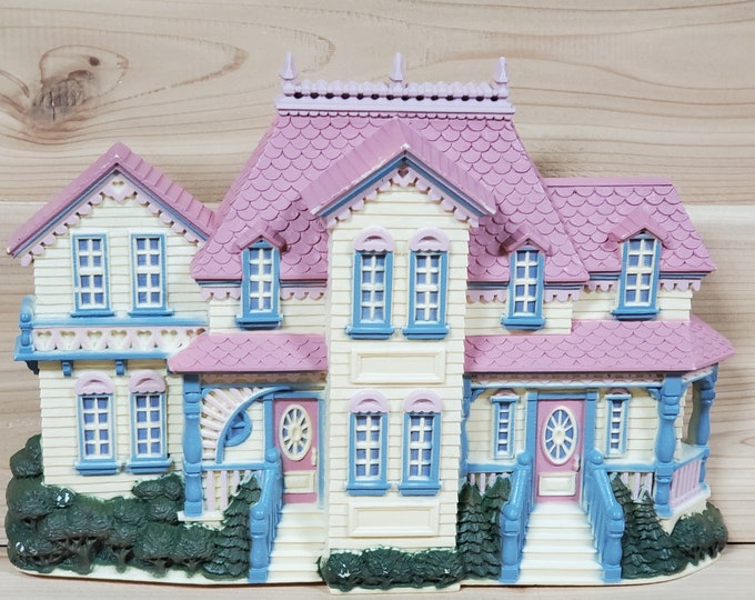 Vintage painted Lady Victorian House Burwood Products 2921 Molded ...