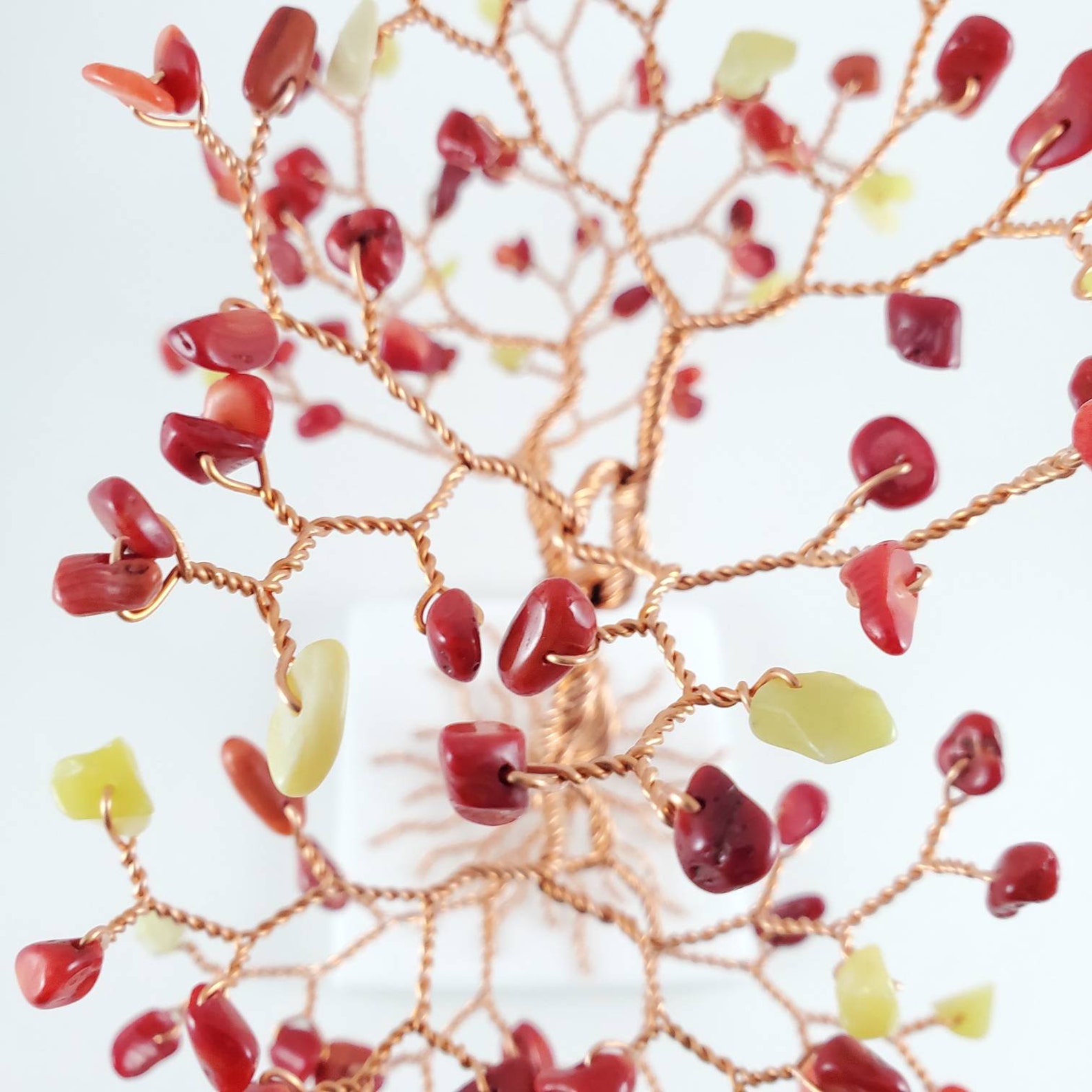 Jade & Coral Tree 35th Anniversary Gift for Parents Copper | Etsy