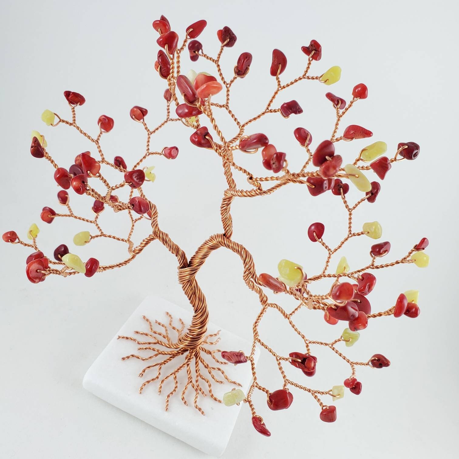 Jade & Coral Tree 35th Anniversary Gift for Parents Copper | Etsy