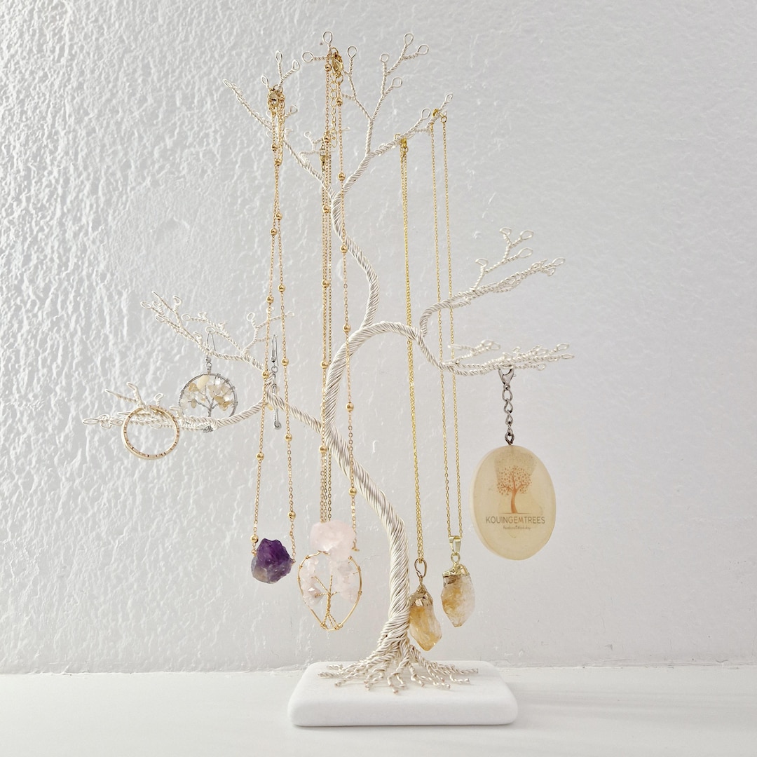 Jewelry Holder Tree, Bracelet Stand, Earring Organizer, Ring Holder - Etsy