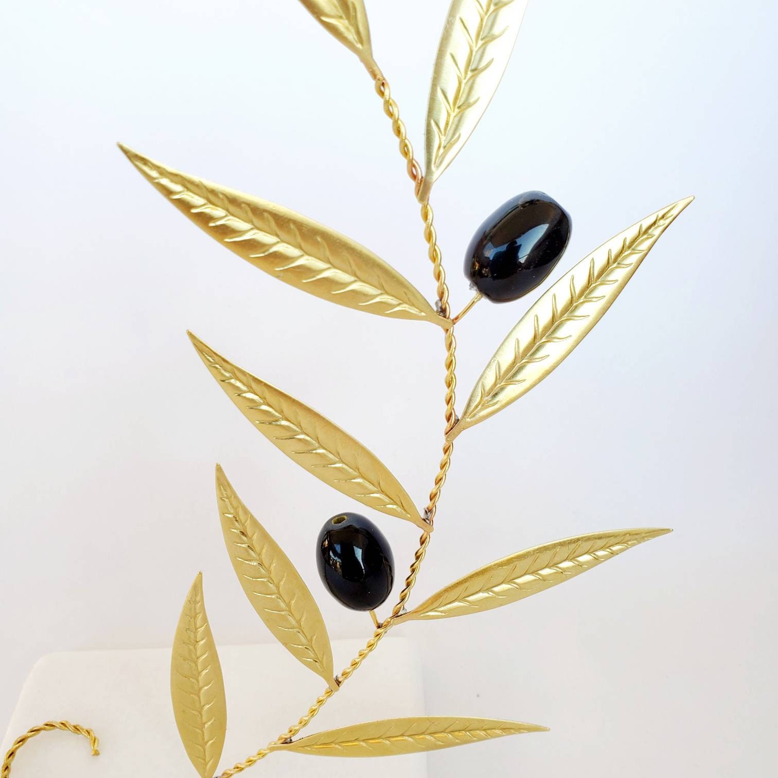 Brass Olive Branch Greek Art Piece & Friendship Gift | Etsy