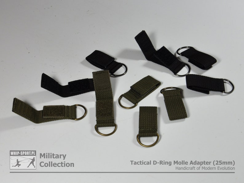 Tactical D-ring Molle Adapter 25mm Set of 5 Black or - Etsy