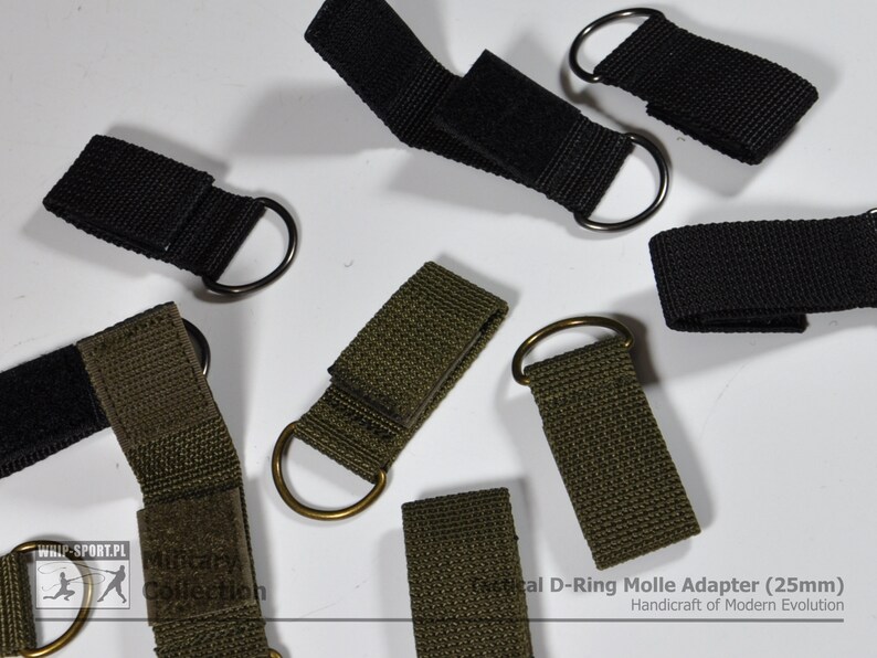 Tactical D-ring Molle Adapter 25mm Set of 5 Black or - Etsy