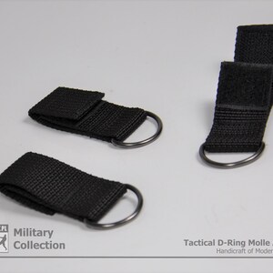 Tactical D-ring Molle Adapter 25mm Set of 3 Black OEM | Etsy