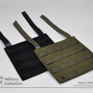 Velcro Patch Panel Molle (25 Mm) - Size 8" X 8.5" (20 X 21 Cm) - OEM - Etsy
