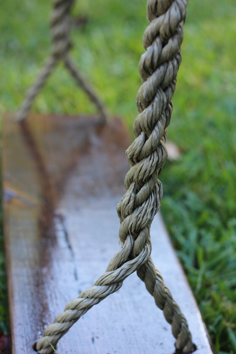 Tree Swing Rustic Long Lasting Outdoor Swing Rope Included | Etsy
