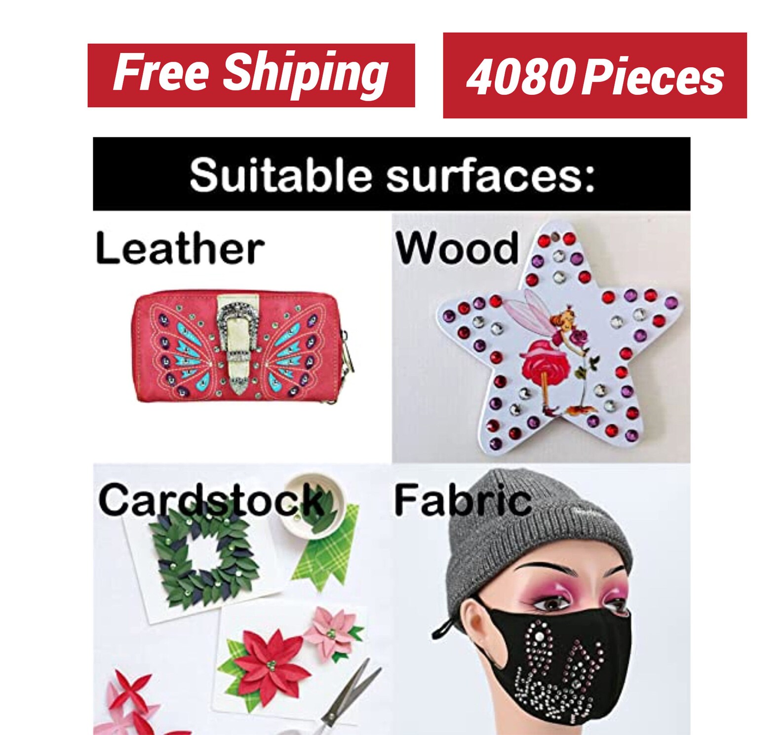 4080PCS Hotfix Rhinestone Setter Applicator Toolkit Hot | Etsy