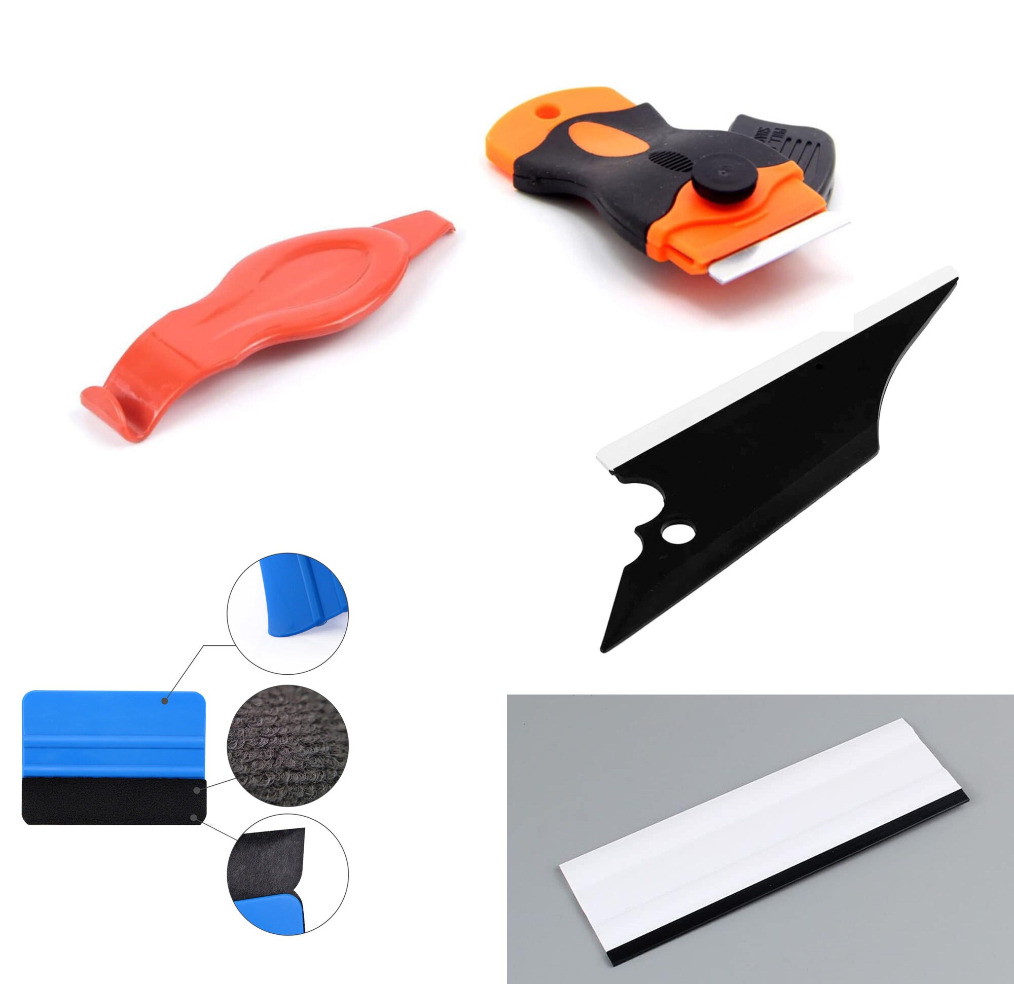 11 PCS Window Tint Tools Kit Car Auto Film Tinting Scraper Squeegee ...