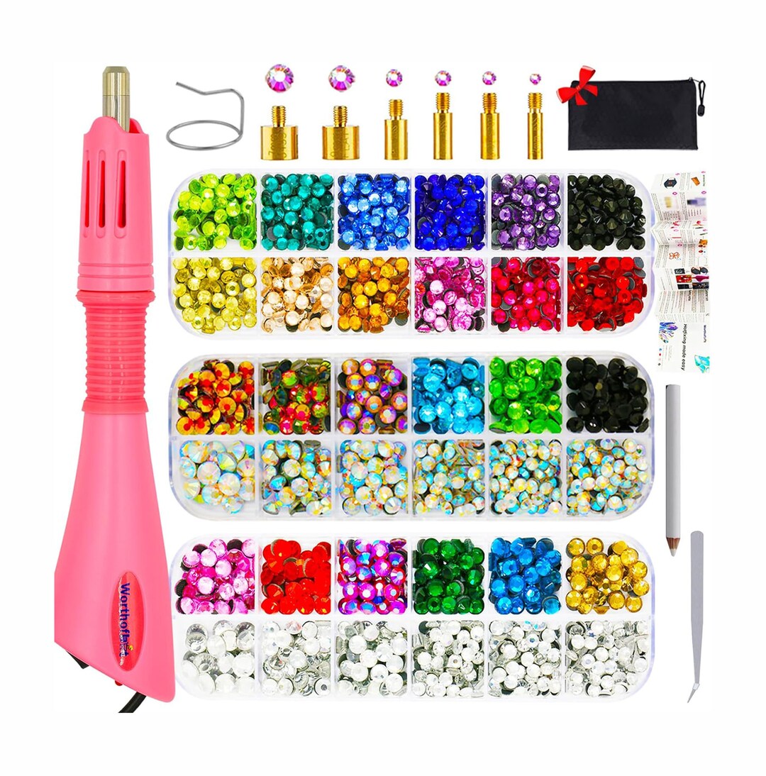 5000 PCS Hotfix Rhinestone Setter, Hot Fix Applicator Tool Bedazzler ...