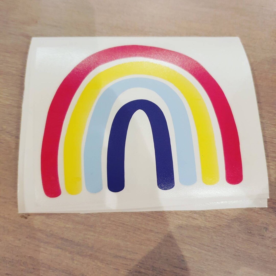 Rainbow Vinyl Stickers, Window Stickers, Window Rainbows, Rainbows, - Etsy