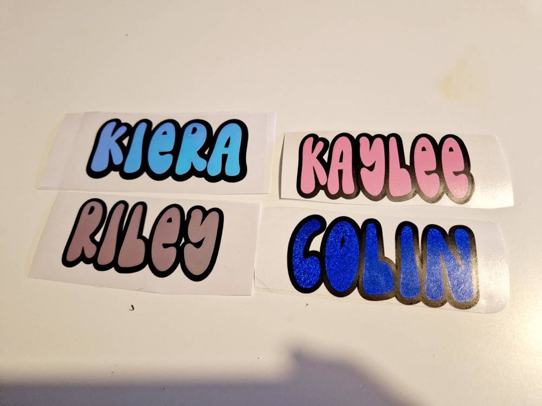 Layered Vinyl Stickers, Water Bottle Vinyl Stickers, Lunch Box Vinyl ...