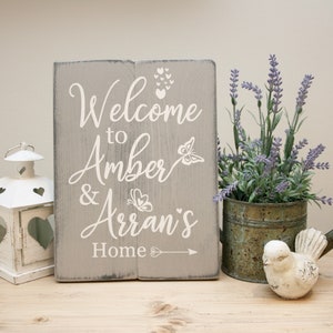 Personalised Welcome Sign - Etsy