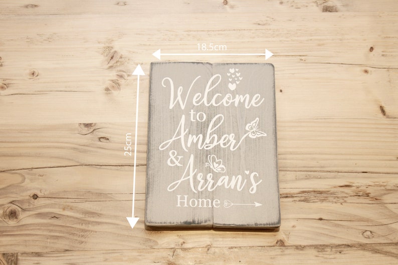Personalised Welcome Sign - Etsy