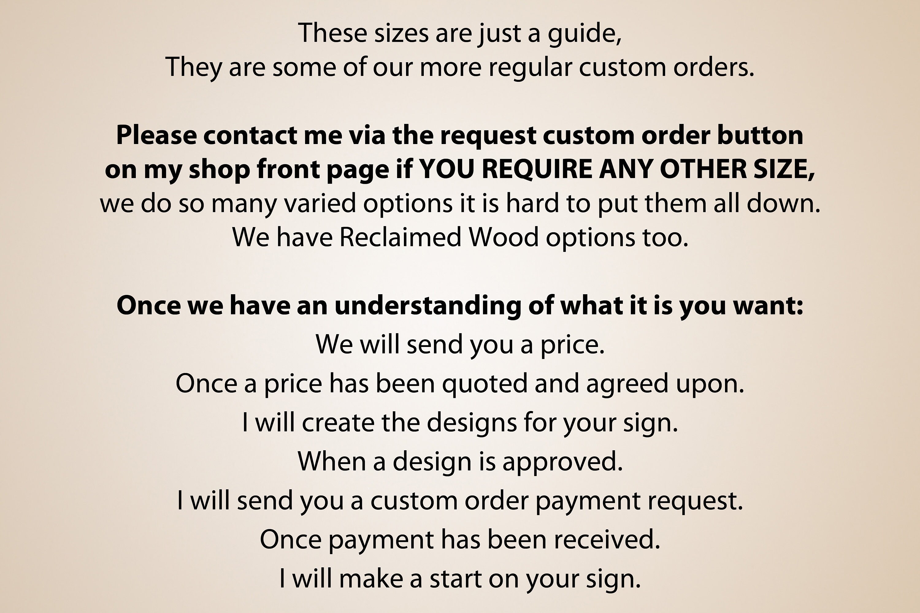 Personalised Wooden Signs Custom Made Sign - Etsy UK