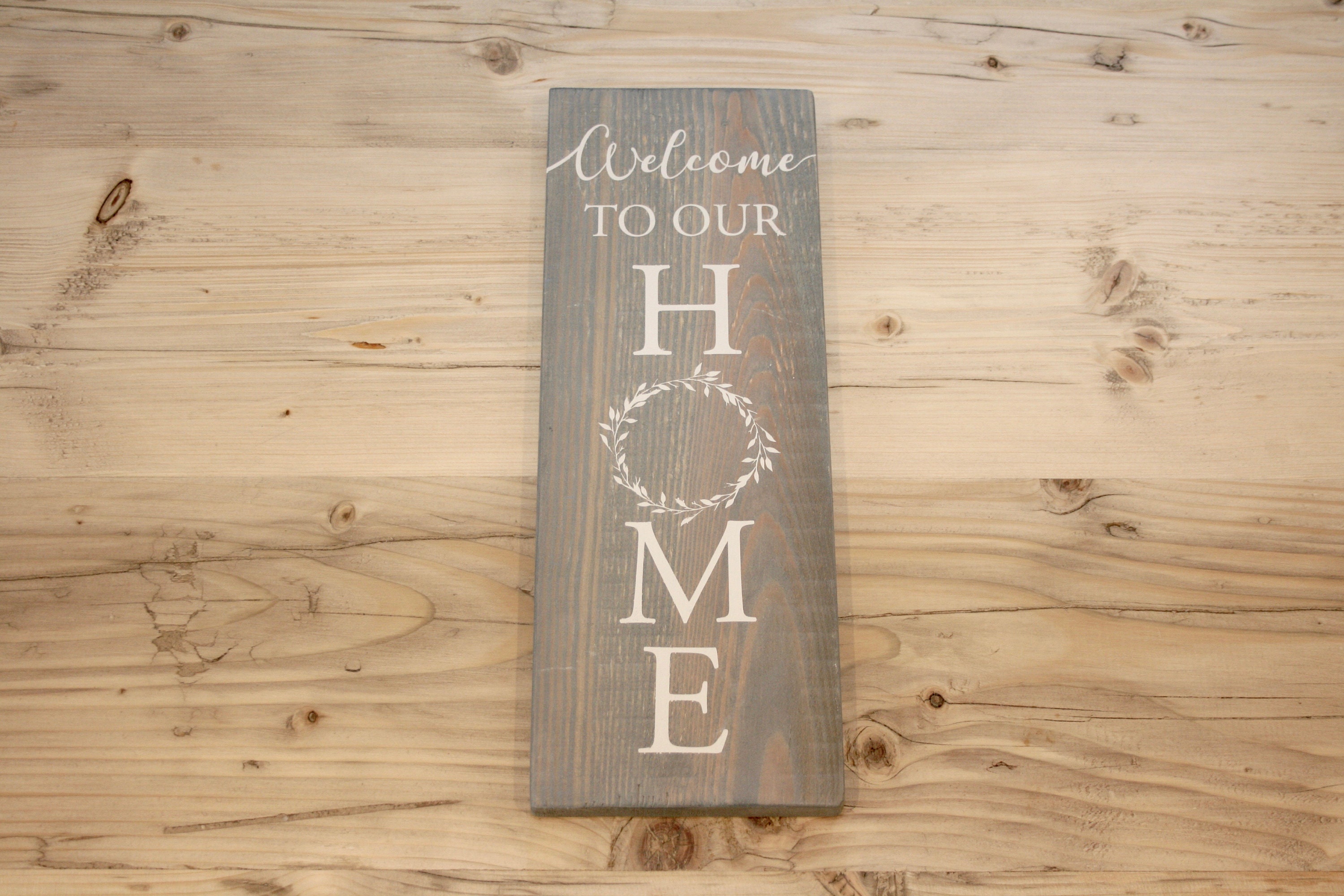 Welcome Sign Personalised Welcome Sign Welcome to Our Home - Etsy UK
