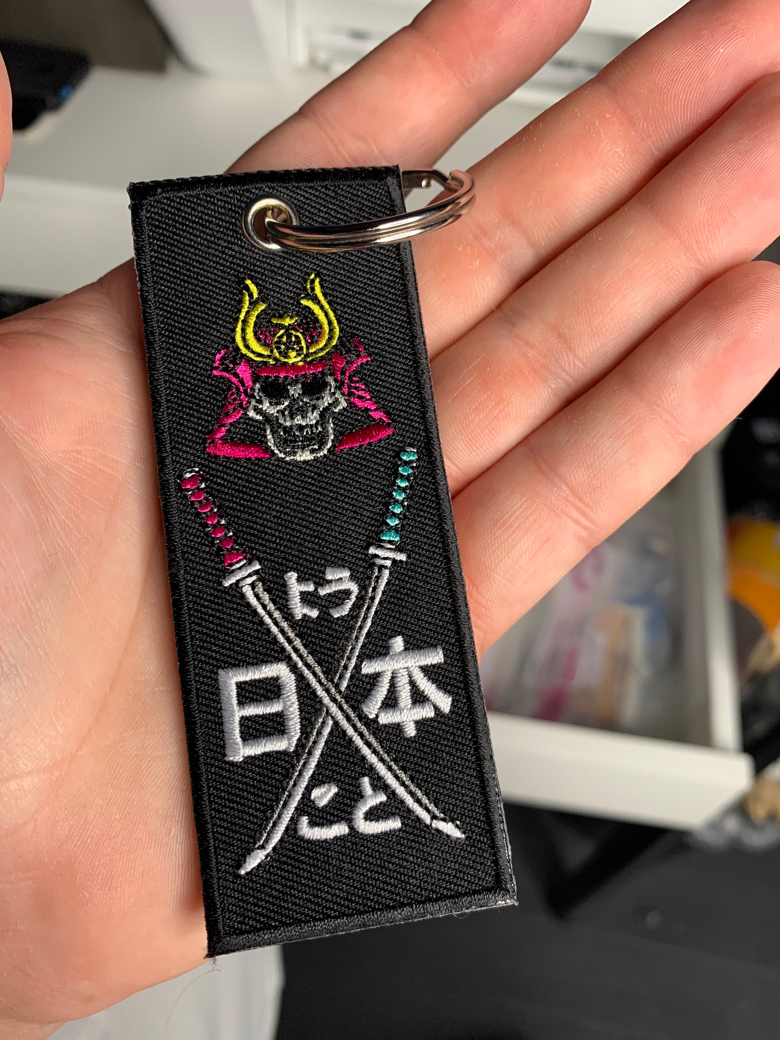 Welcome to Japan Samurai JDM Jet Tag Keychain - Etsy