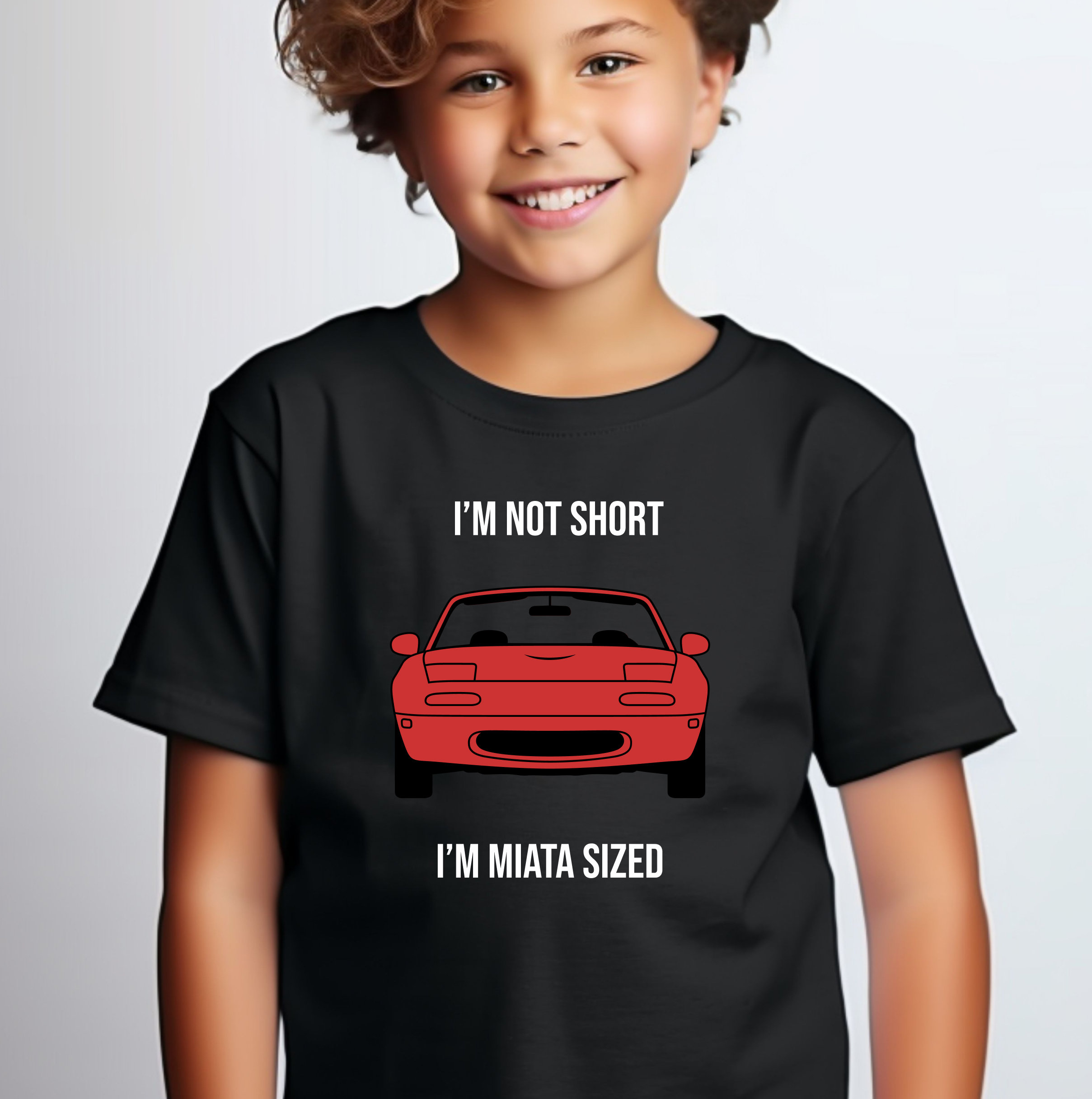 I'm Not Short, I'm Miata Sized Kids Shirt Funny Miata Shirt, JDM Shirt ...