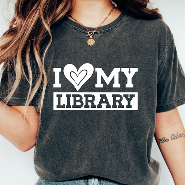 I Love My Library - Etsy