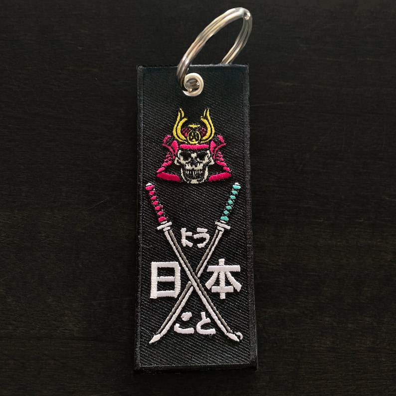 Welcome to Japan Samurai JDM Jet Tag Keychain - Etsy