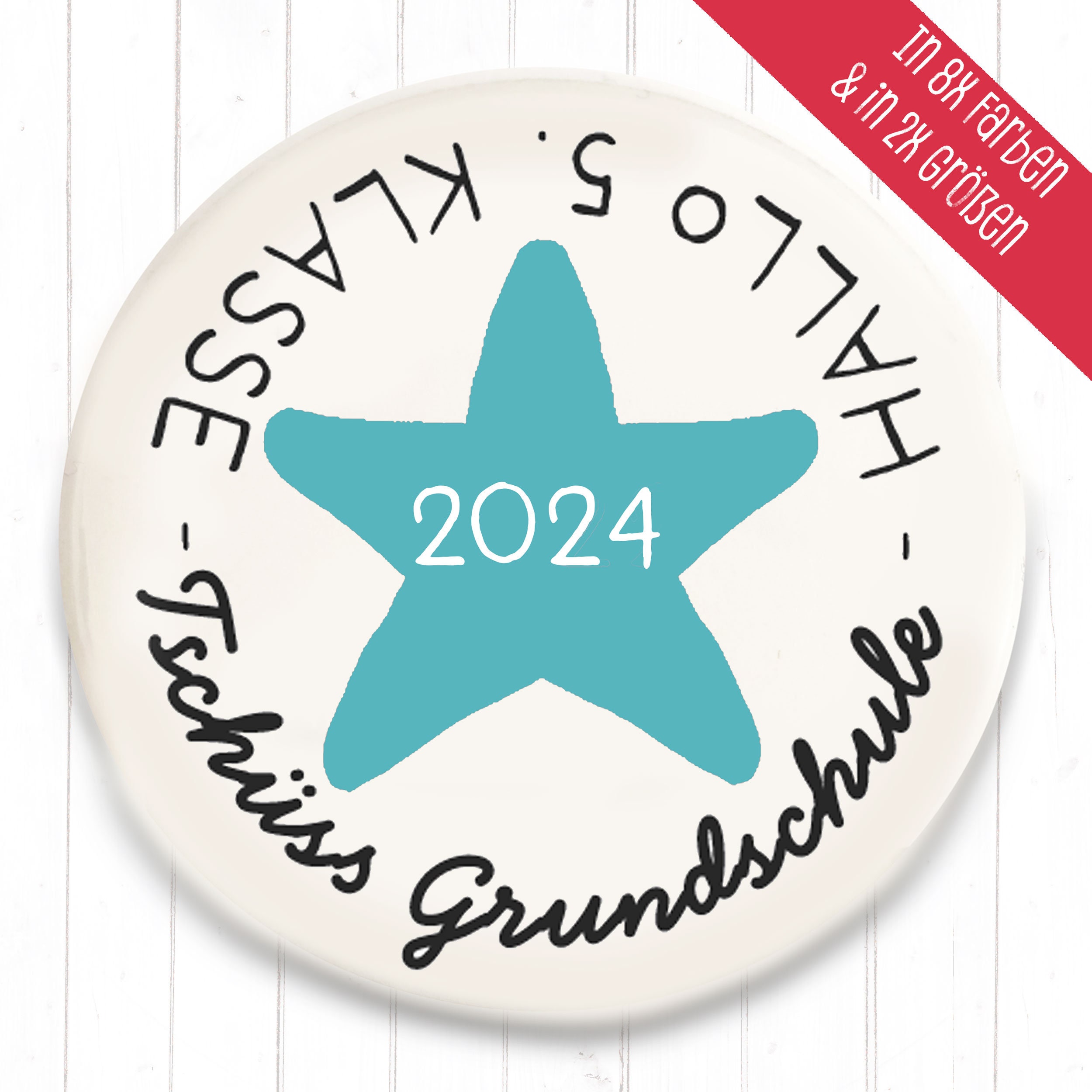 Tschüss Grundschule Hallo 5. Klasse 8x Farben und 2x Größen - Etsy.de