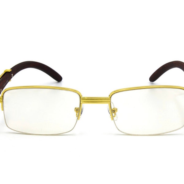 Half Rim Glasses - Etsy