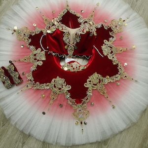 Red Odalisque Ballet Tutu, Oriental Le Corsaire Costume, Two Piece - Etsy