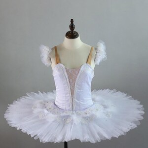 White Swan Ballet Tutu, Odile Variation, Professional Stage Costume - Etsy