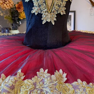 La Esmeralda Red Spanish Tutu - Professional Ballet Tutu for Adults and ...