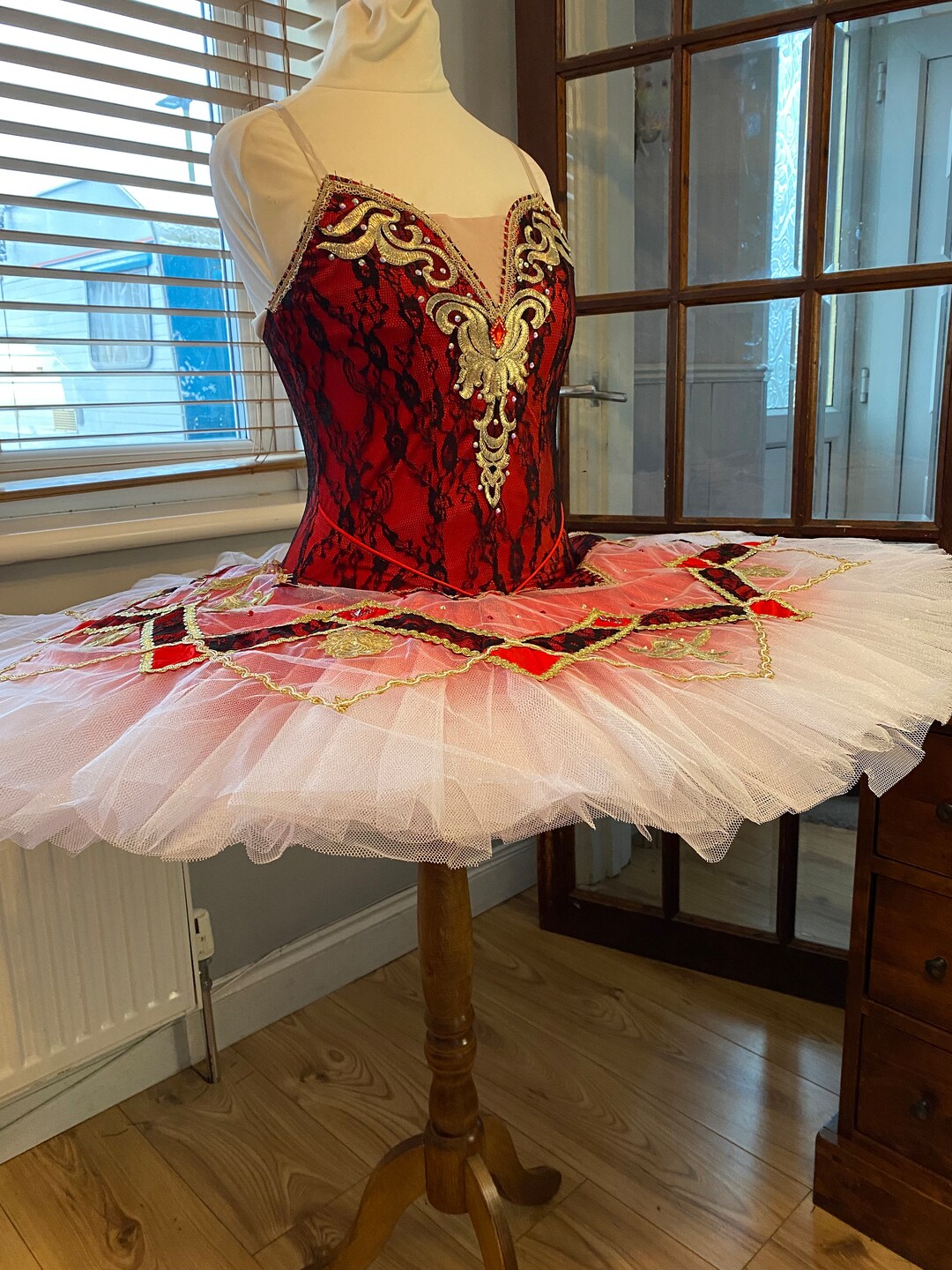 Red Ballet Tutu, Red Spanish Tutu, Don Quixote Ballet Tutu - Etsy