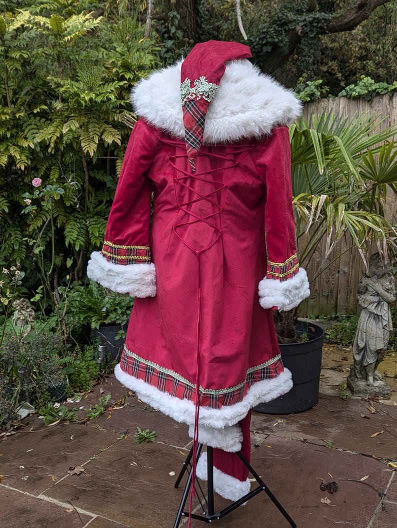 Father Christmas Suit Santa Claus Costume Outfit Xmas Costume ...