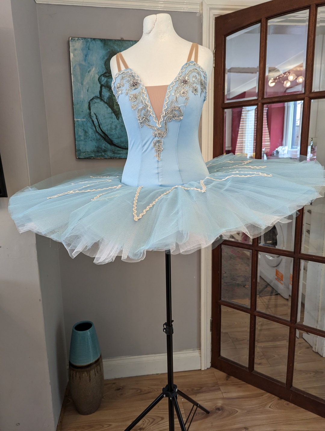 Pale Blue Ballet Tutu, Blue Stretch Ballet Tutu - Etsy