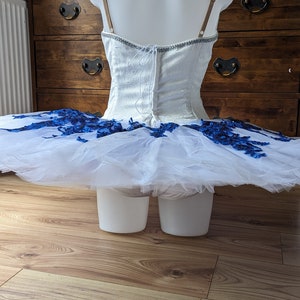White and Blue Ballet Tutu, Dance Tutu, - Etsy