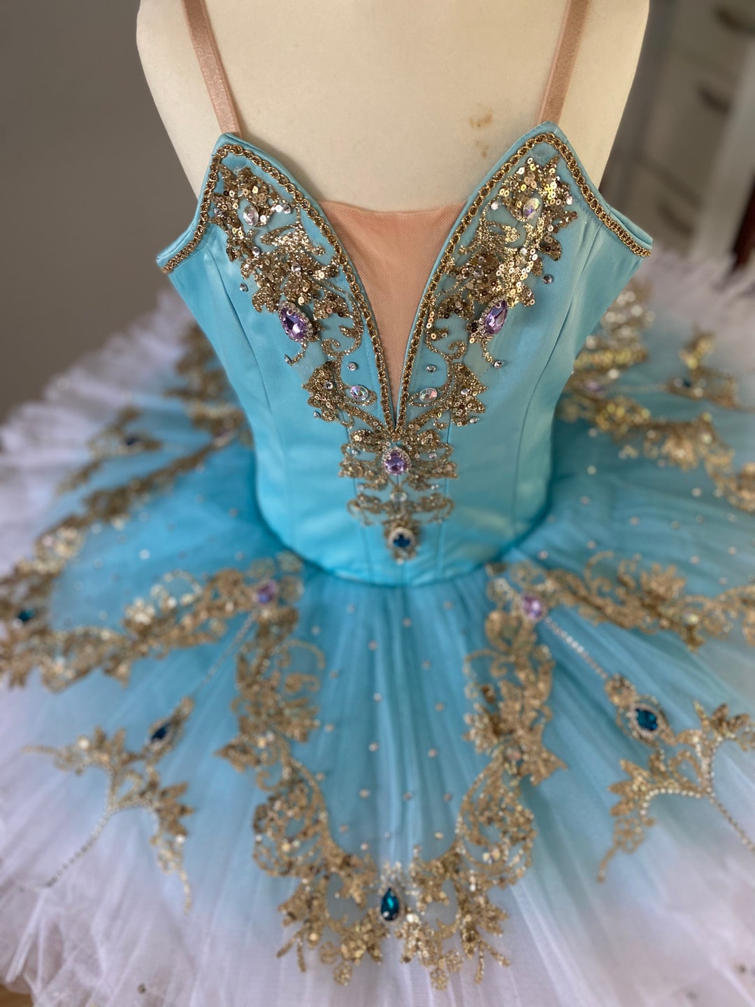 Turquoise Ballet Tutu, Ready Made Tutu Size Child 14 - Etsy UK