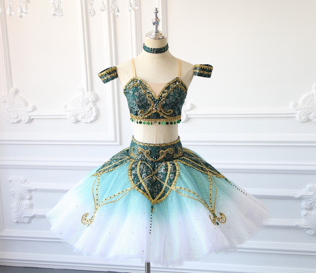 Green Odalisque Ballet Tutu, - Etsy