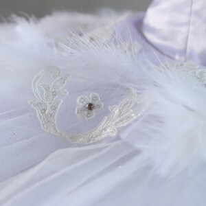 White Swan Ballet Tutu, Odile Variation, Professional Stage Costume - Etsy