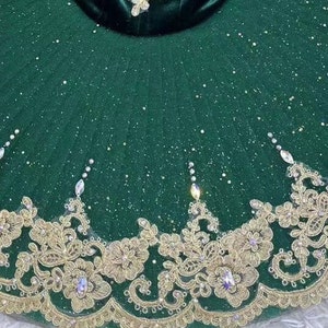 La Esmeralda Ballet Tutu, Emerald Green Ballet Tutu, Variation Tutu ...