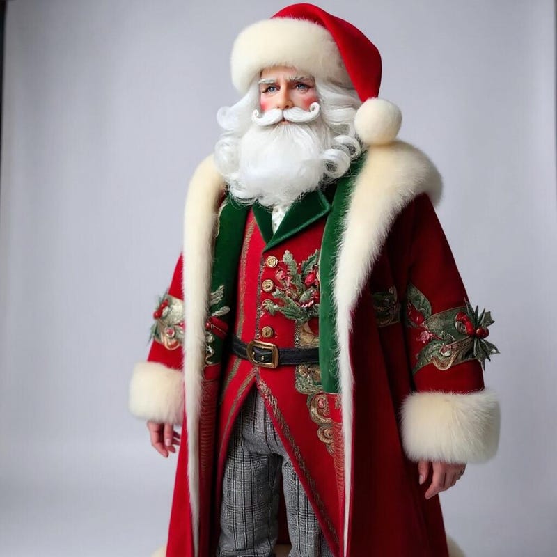 Santa Claus Costume - Etsy