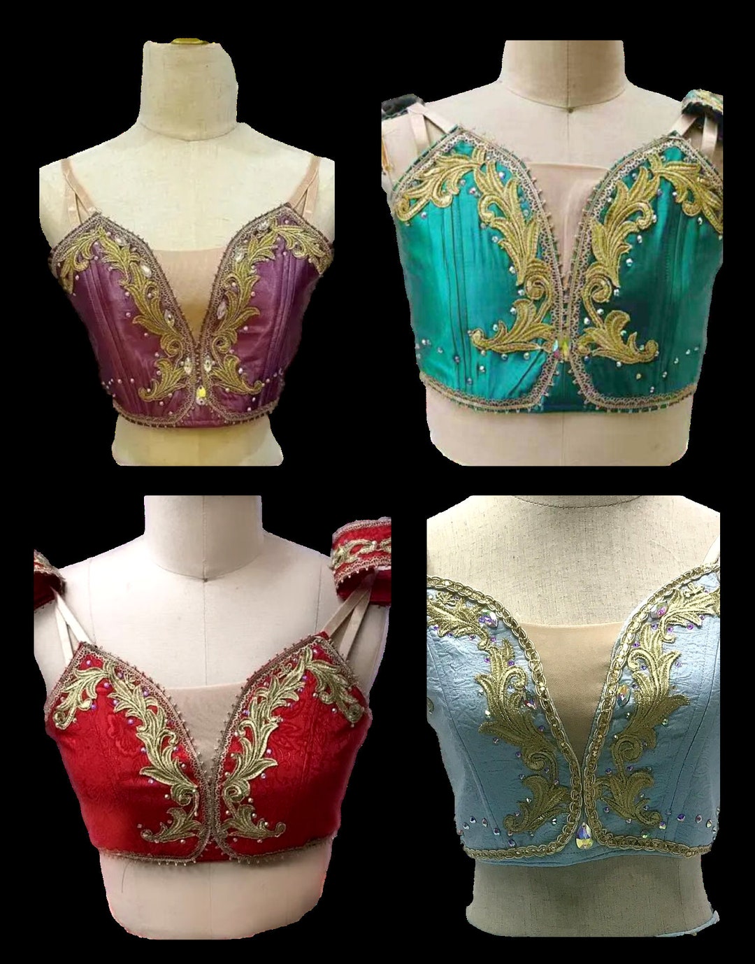 Odalisque Ballet Top and Arm Bands - Etsy