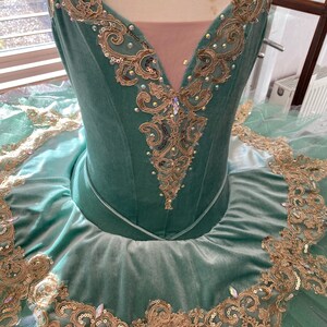 Green Ballet Tutu, Velvet Ballet Tutu, Ready Made Size Kid 16 - Etsy