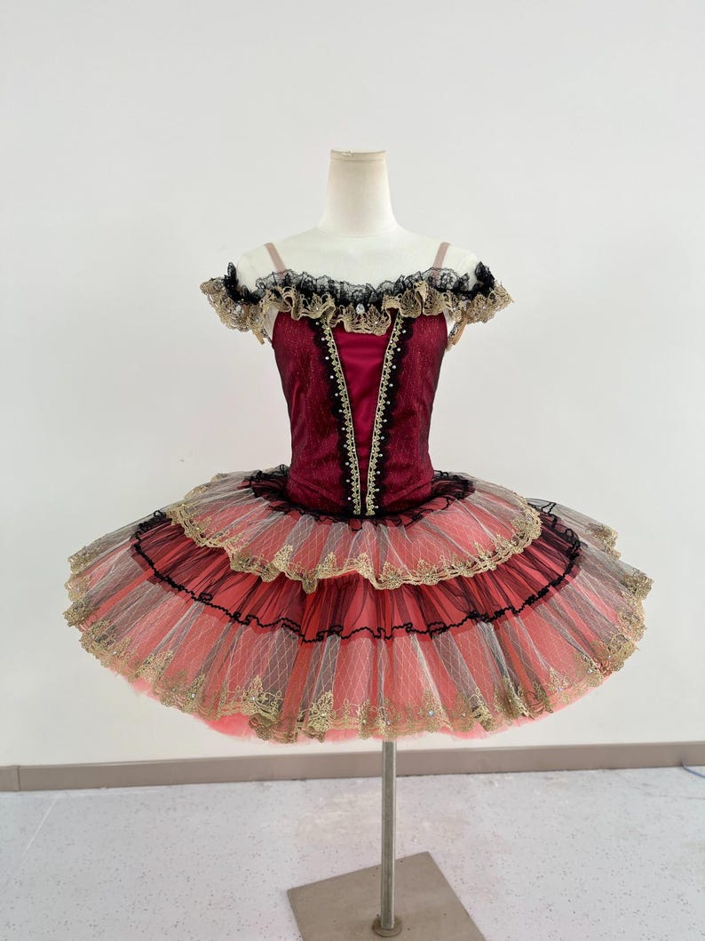 Red Ballet Tutu, Spanish Style, Made to Measure - Etsy